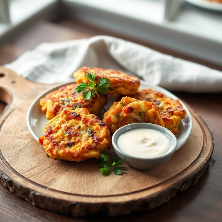 Golden Root Vegetable Fritters - Mr. Cook