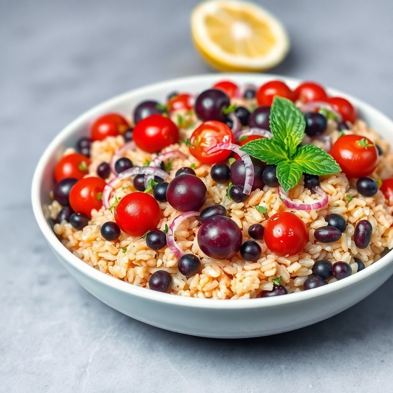 Salada Mediterrânea de Arroz com Uva e Feijão - Mr. Cook