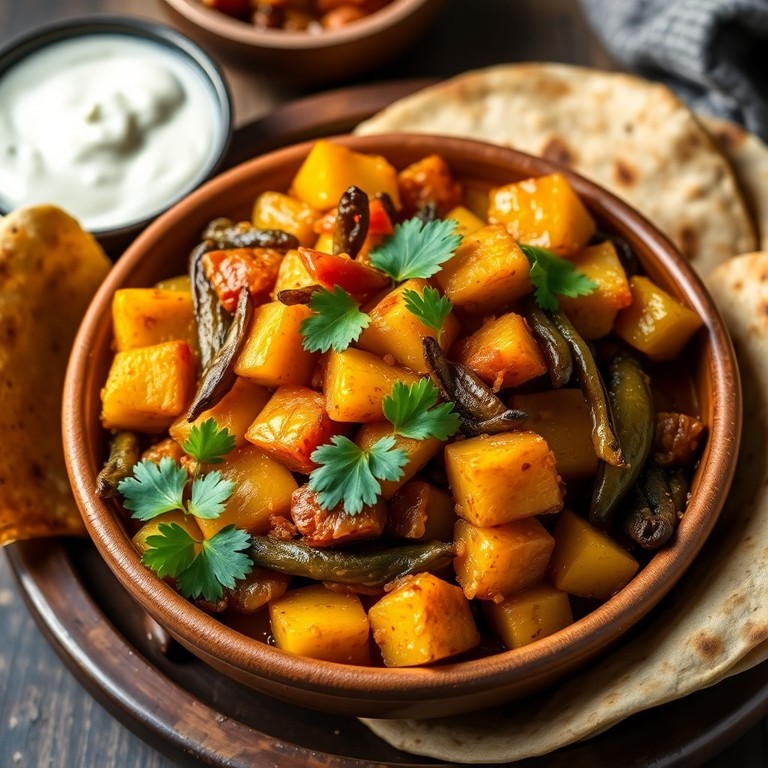 Bhindi Aloo Pyaz Sabzi - Mr. Cook