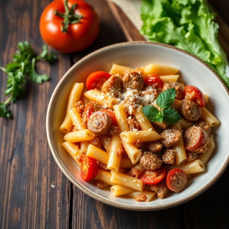 Massa Cremosa com Salsicha, Tomate e Quinoa - Mr. Cook