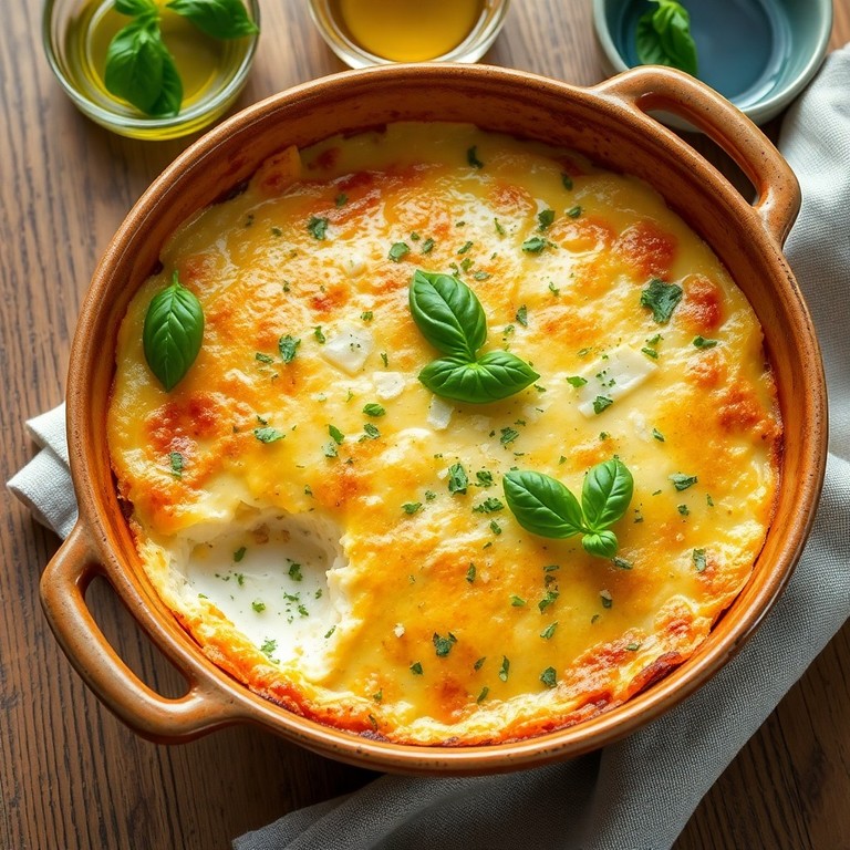 Herbed Ricotta Bake with Fresh Basil and Parsley - Mr. Cook