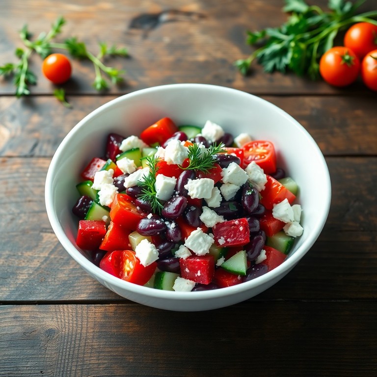 Salade de betteraves, haricots rouges et concombre croquant - Mr. Cook