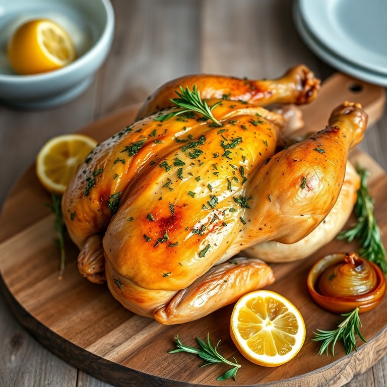 Herb-Crusted Roast Chicken - Mr. Cook