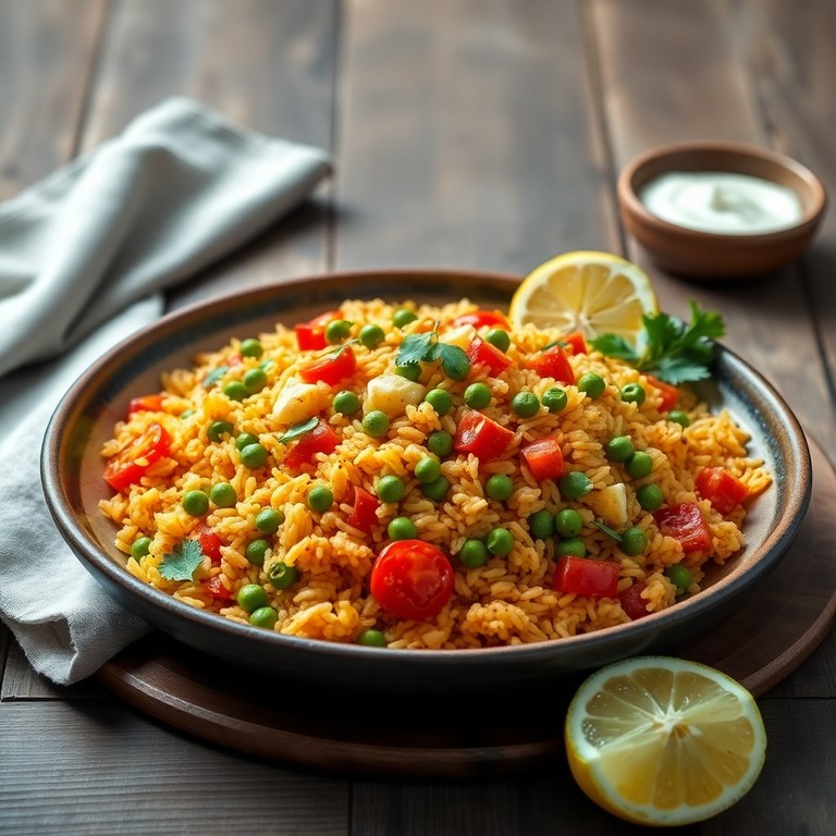 Tomato and Pea Fried Rice - Mr. Cook