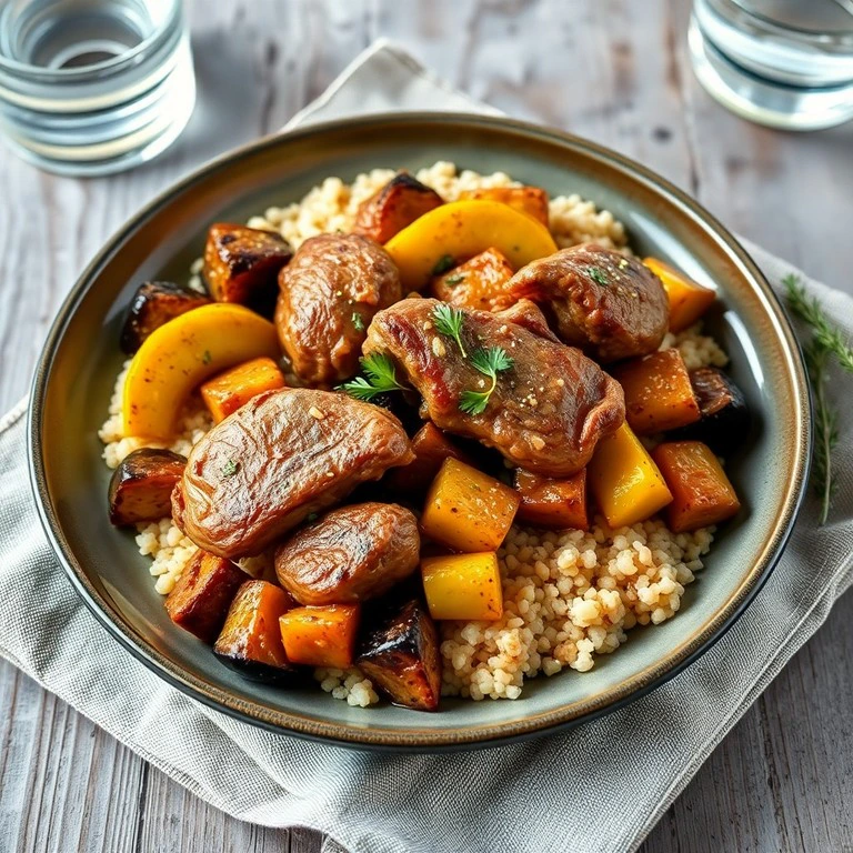 Poêlée de Lapin aux Courgettes et Maïzena Croquante - Mr. Cook