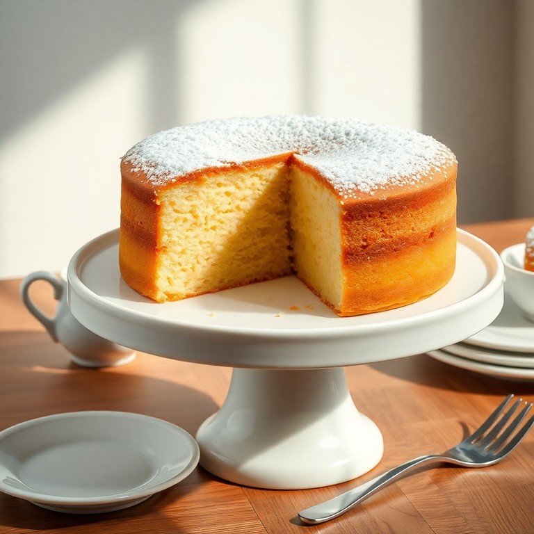 Classic Vanilla Sponge Cake - Mr. Cook