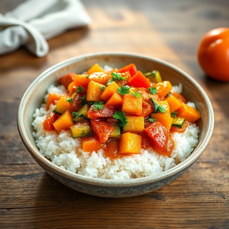 Savory Rice and Vegetable Stew Breakfast Bowl - Mr. Cook