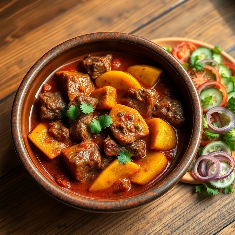 Guiso de carne y plátano al estilo africano - Mr. Cook