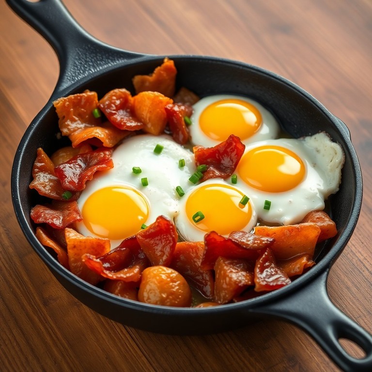 Classic Bacon and Egg Breakfast Skillet - Mr. Cook