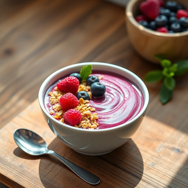 Berry Cocoa Smoothie Bowl - Mr. Cook