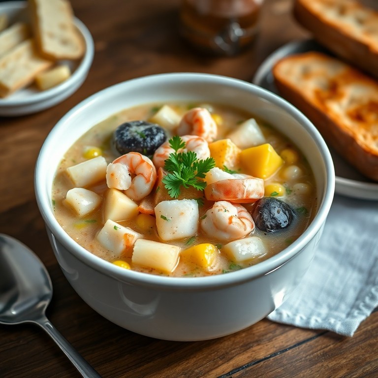 Classic New England Seafood Chowder - Mr. Cook