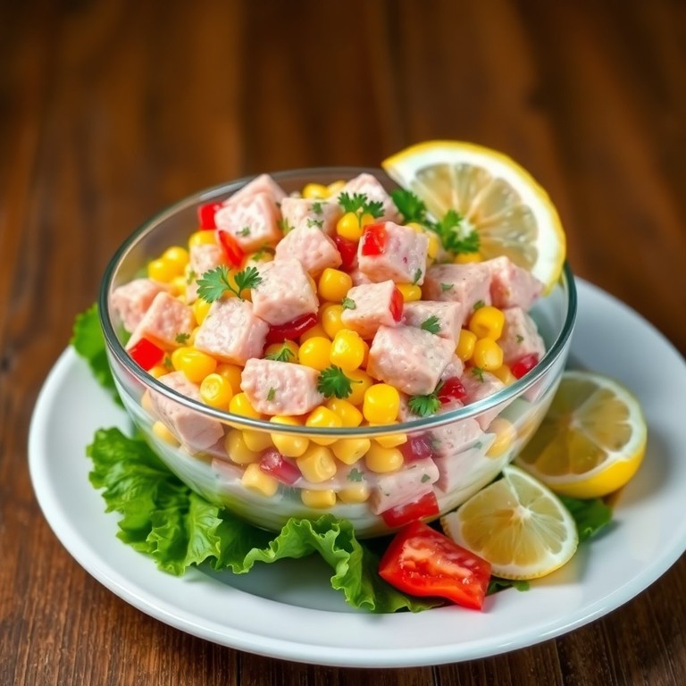 Salada Tropical de Atum com Milho e Creme - Mr. Cook