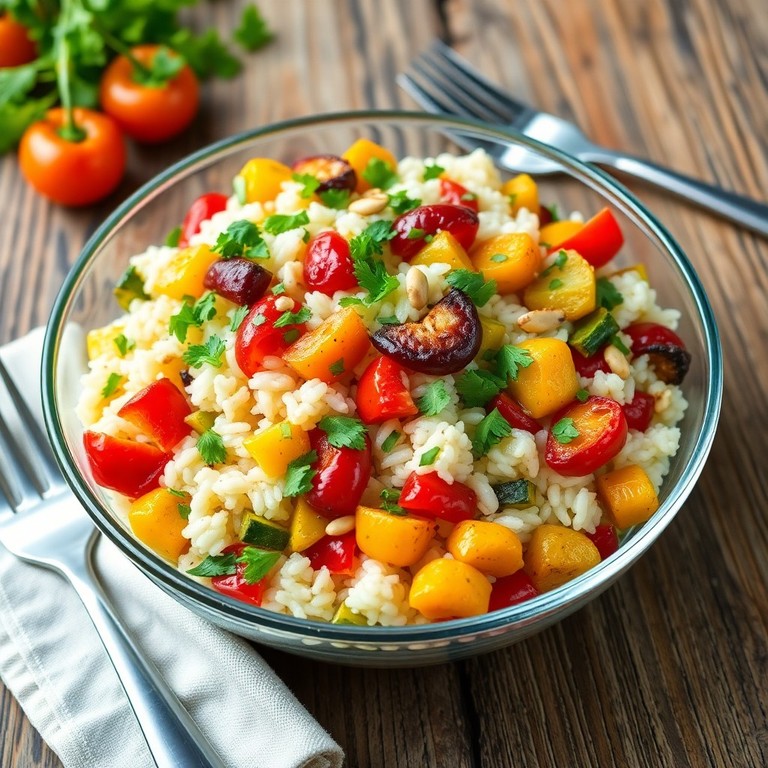 Vegetable-Infused Rice Salad - Mr. Cook