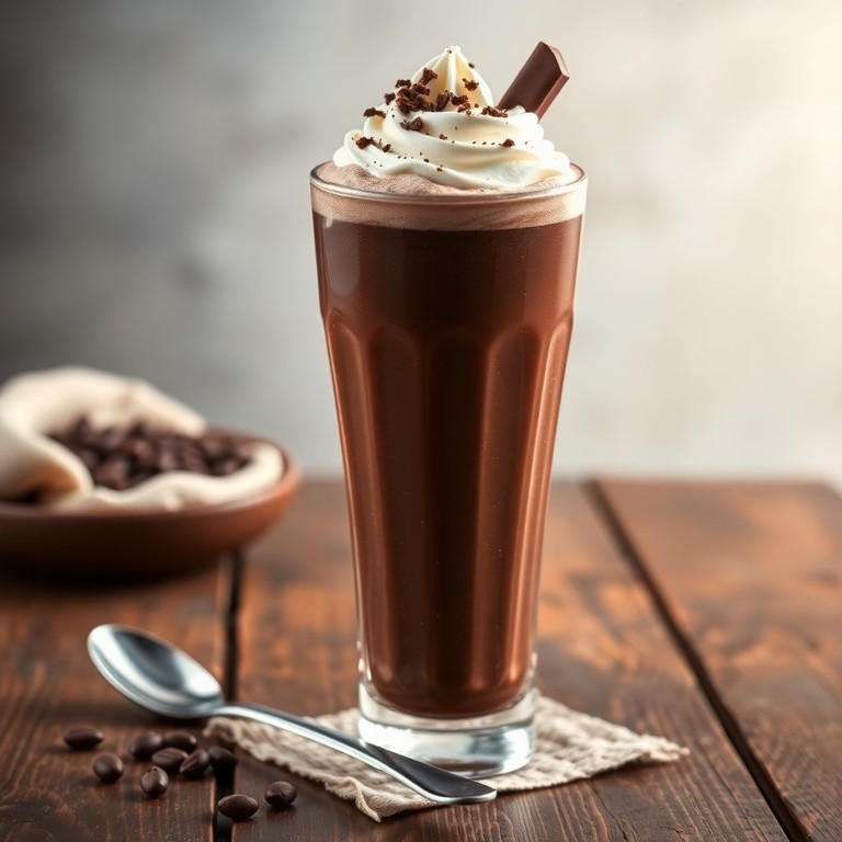 Dark Chocolate Milkshake - Mr. Cook