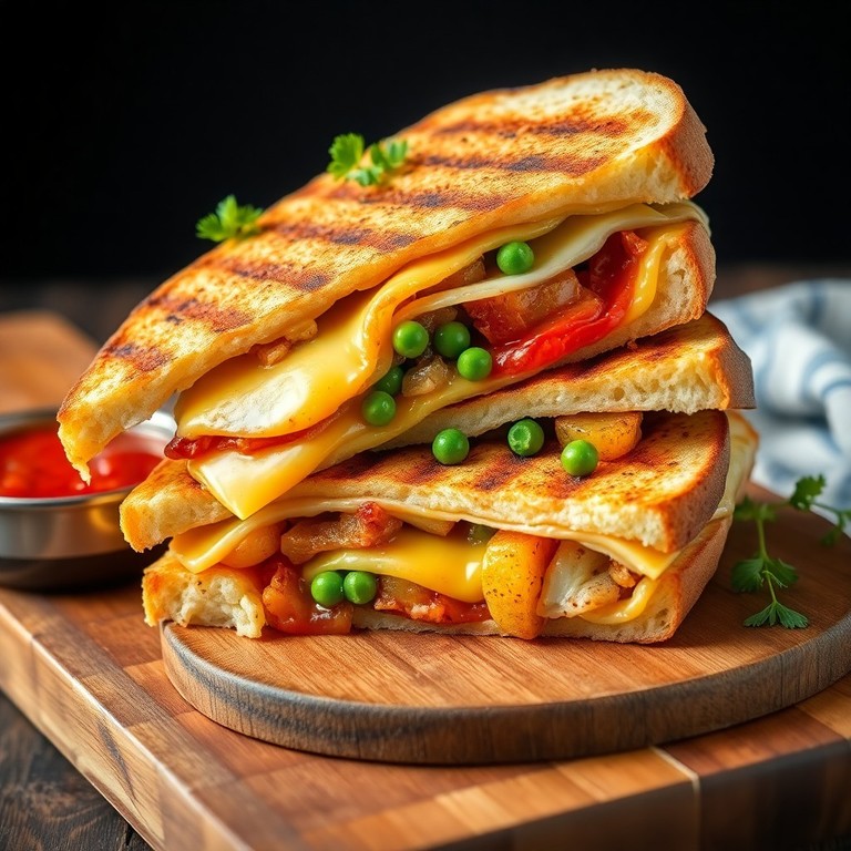 Grilled Cheese and Vegetable Panini - Mr. Cook