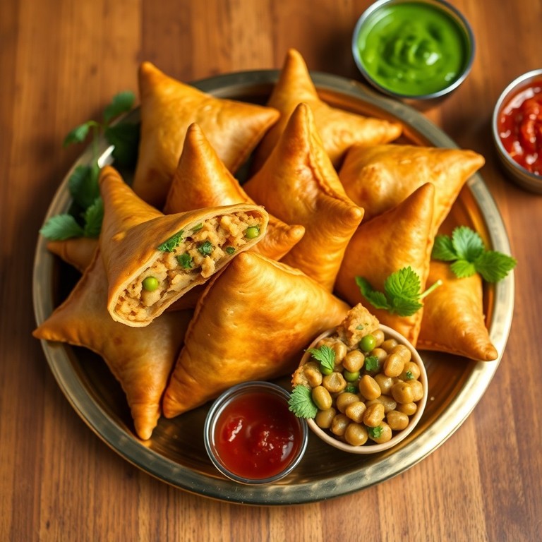Classic Indian Samosas with Spiced Potato Filling - Mr. Cook