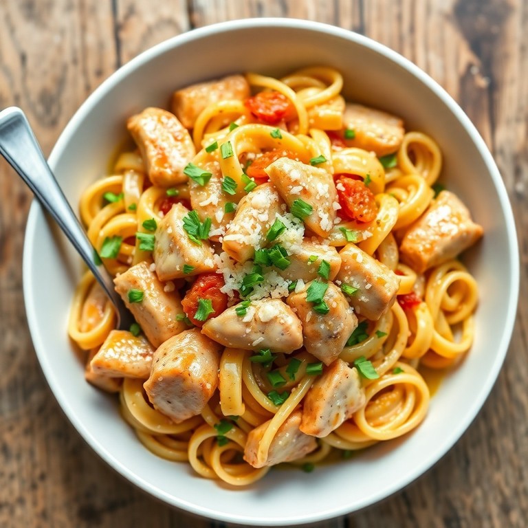 Garlic Chicken Pasta Stir-Fry - Mr. Cook