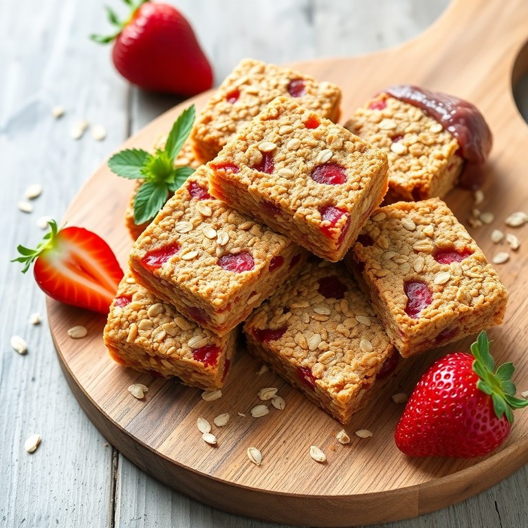 Barritas Energéticas de Avena y Fresas - Mr. Cook