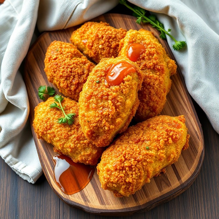 Honey-Glazed Breaded Chicken Parcels - Mr. Cook