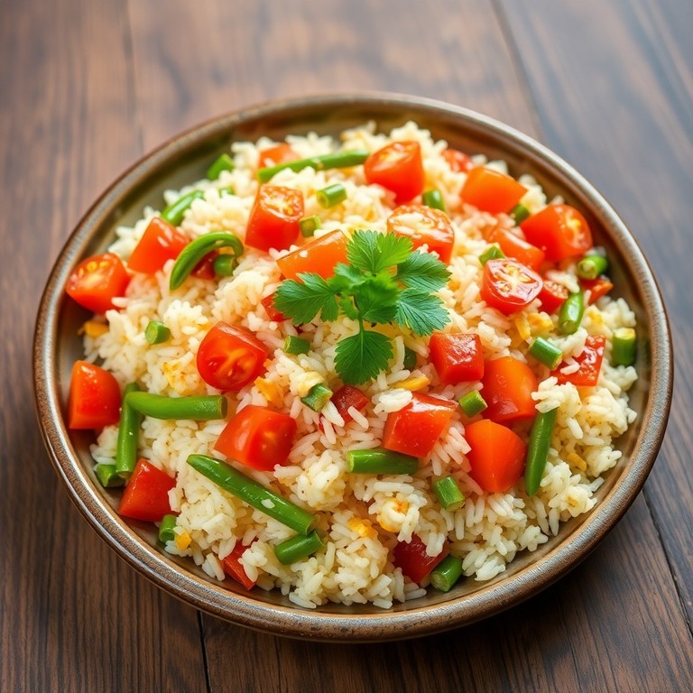 Spicy Tomato and Bean Fried Rice - Mr. Cook