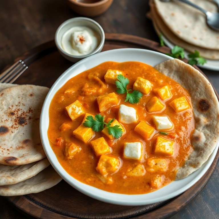 Classic Paneer Butter Masala with Whole Wheat Roti - Mr. Cook