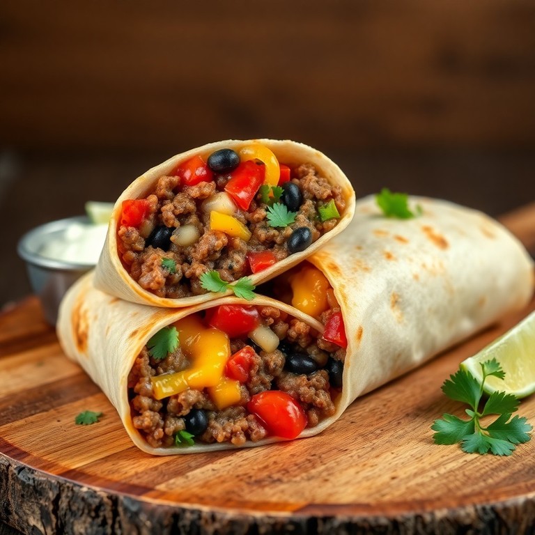 Classic Beef Burrito with Mexican Spices - Mr. Cook
