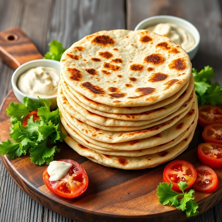 Mixed Flour Flatbread Wraps - Mr. Cook