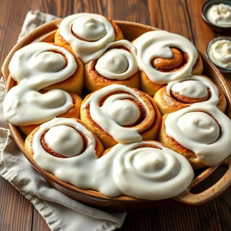 Classic Sourdough Cinnamon Rolls with Cream Cheese Frosting - Mr. Cook