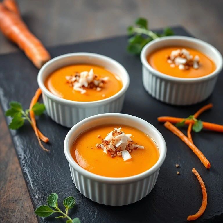 Flan de Carotte à la Noix de Coco et Cumin - Mr. Cook