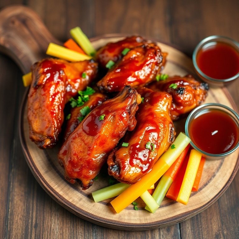 Crispy Chicken Wings mit BBQ-Glasur - Mr. Cook