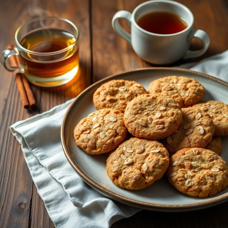 Biscoitos Crocantes de Aveia e Canela - Mr. Cook