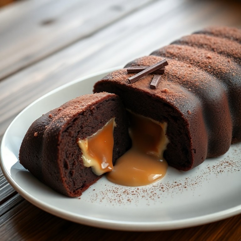 Bolo de Chocolate Quente com Recheio Cremoso - Mr. Cook