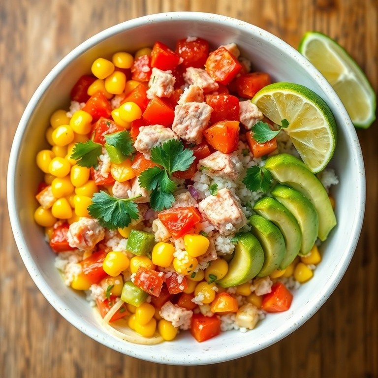 Salade Mexicaine au Thon, Maïs et Riz à la Façon Baja - Mr. Cook
