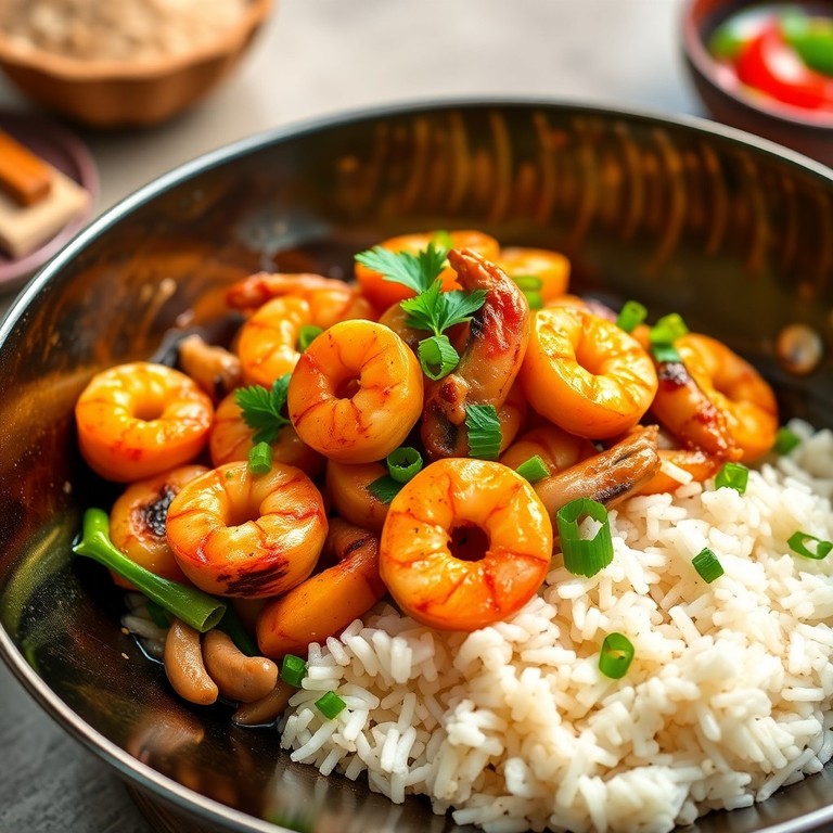 Sauté de crevettes et champignons à l’asiatique sans huître ni sésame ...