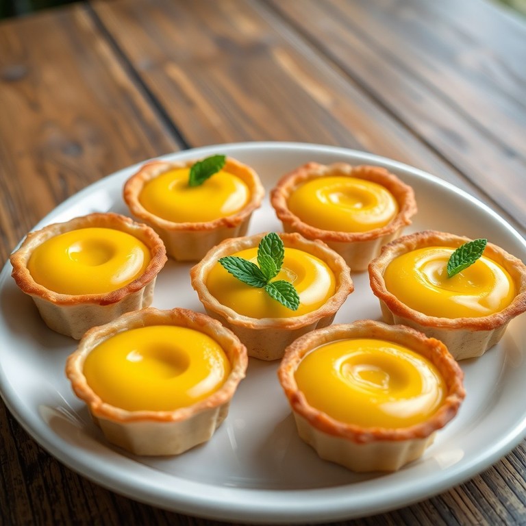 Tropical Mango Custard Tartlets - Mr. Cook