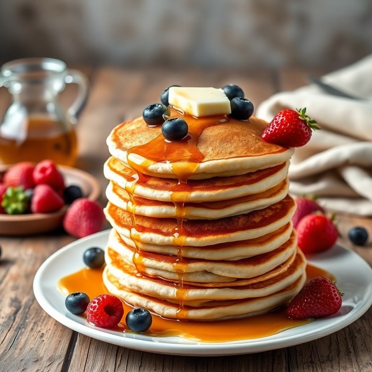 Classic Fluffy Pancakes - Mr. Cook