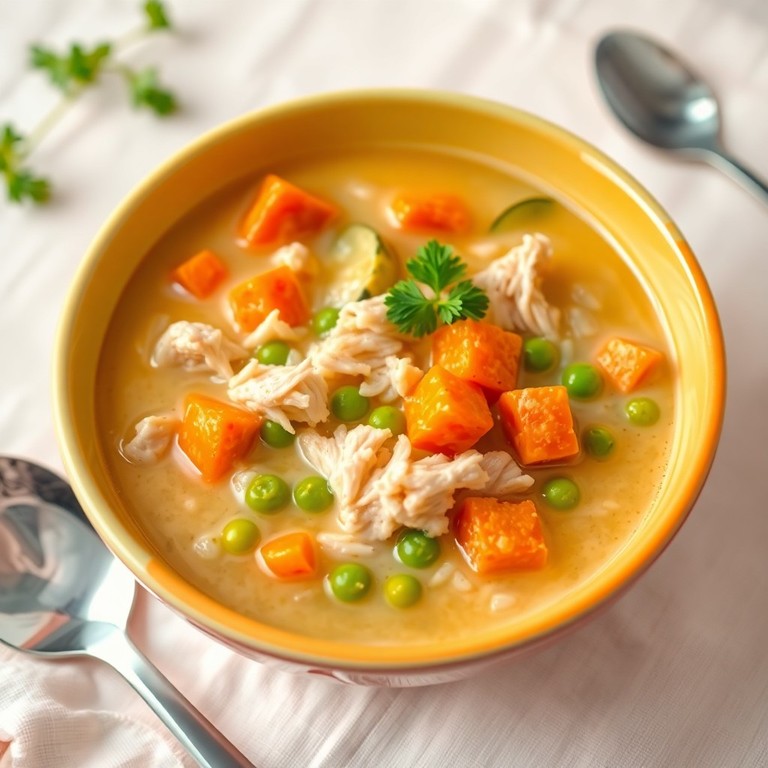 Sopa de pollo y verduras para niños - Mr. Cook