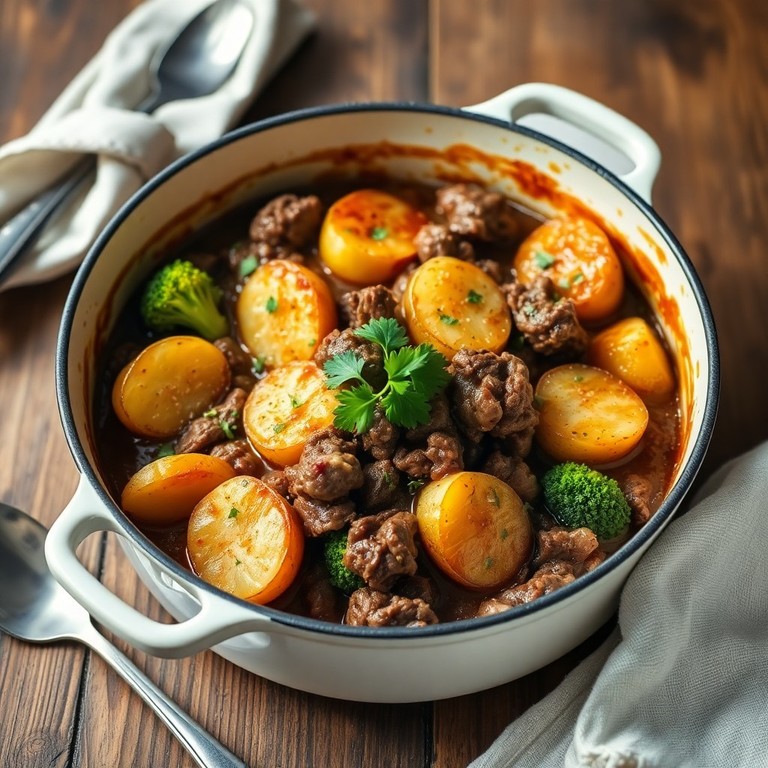 Classic British Beef and Potato Casserole - Mr. Cook