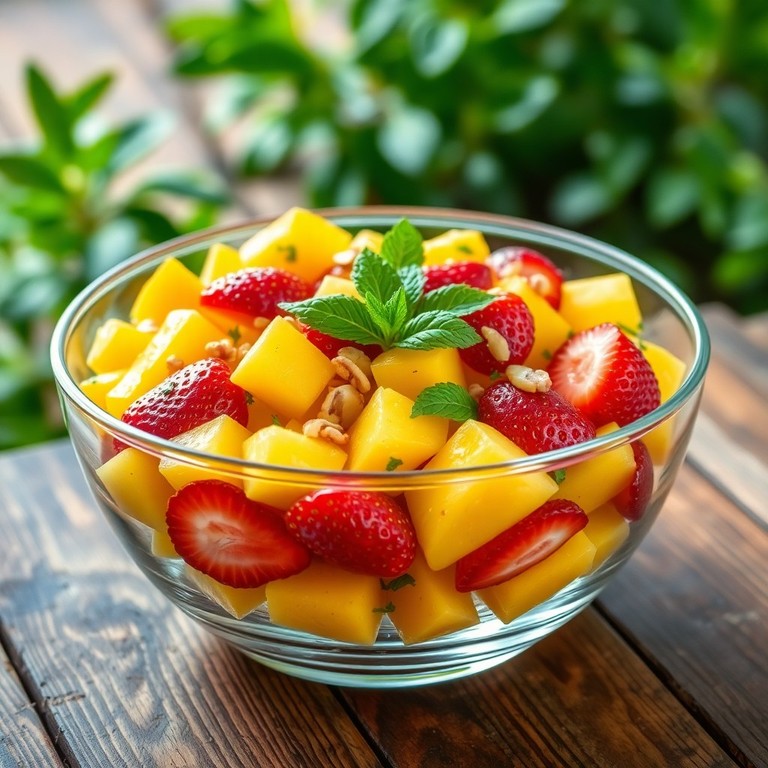 Ensalada fresca de verano con frutas tropicales - Mr. Cook