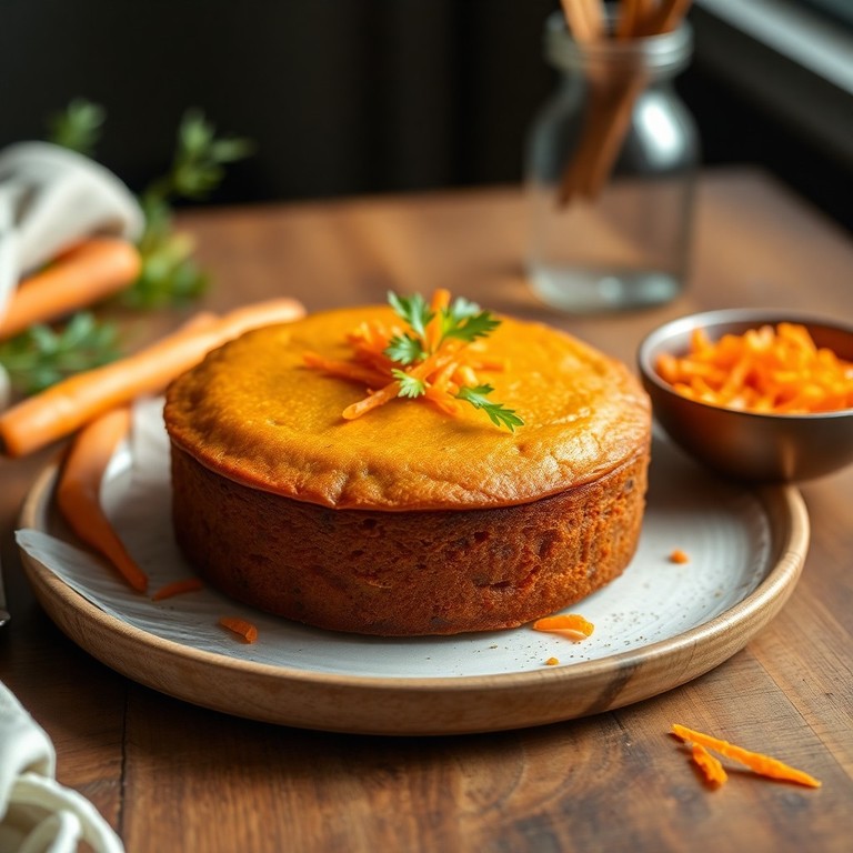 Moist Carrot & Besan Flour Cake with Maple Syrup - Mr. Cook