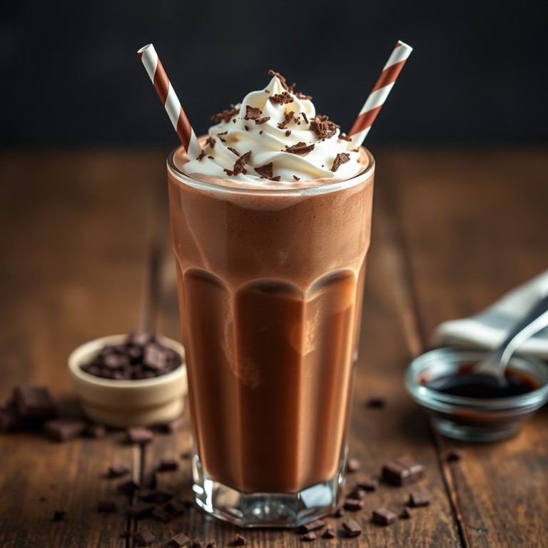 Rich Chocolate Milkshake - Mr. Cook