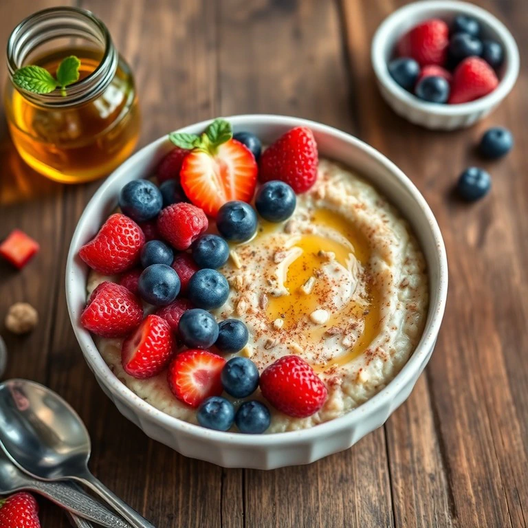 Klassisches Haferflocken-Porridge mit Beeren - Mr. Cook