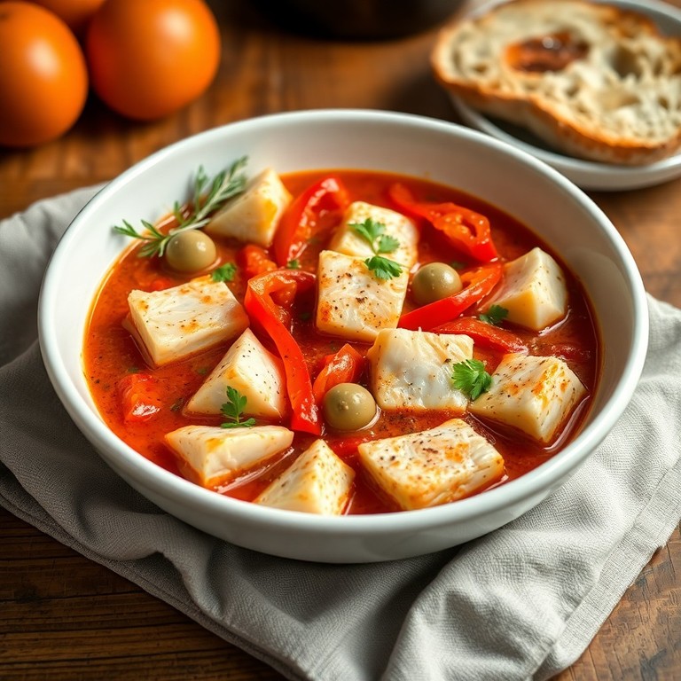 Guiso de Pescado al Estilo Mediterráneo - Mr. Cook