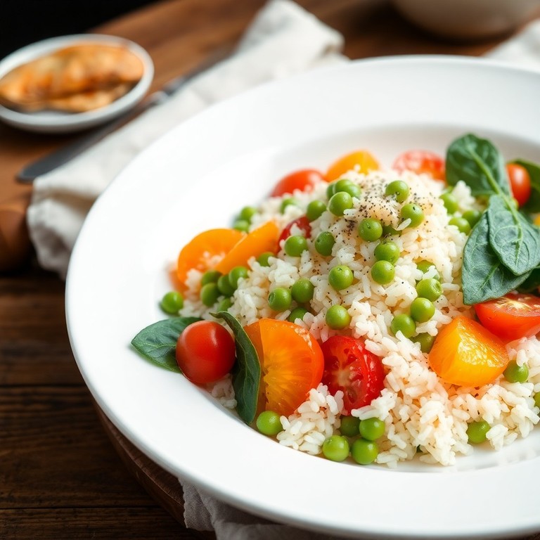 Ensalada de Arroz, Arvejas y Naranjas con Vinagreta de Miel - Mr. Cook