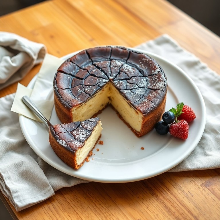 Classic Burnt Basque Cheesecake - Mr. Cook