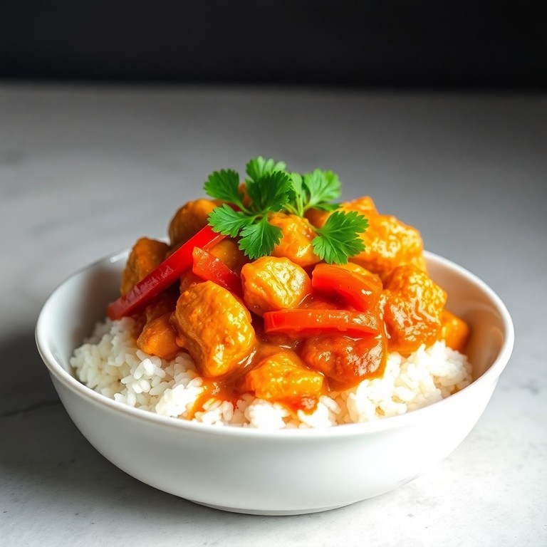 Thaise kip-paprika currypasta met rijst - Mr. Cook