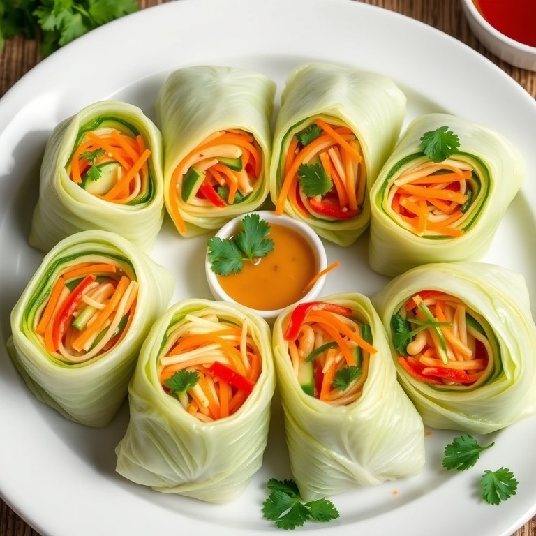 Rouleaux de chou cabu farcis aux légumes croquants - Mr. Cook