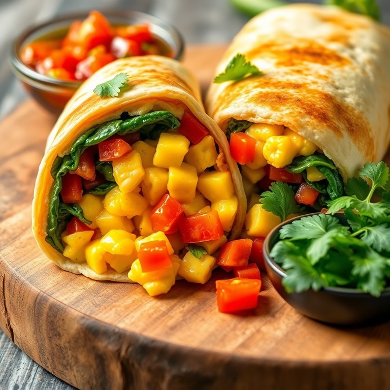 Veggie Breakfast Burrito - Mr. Cook