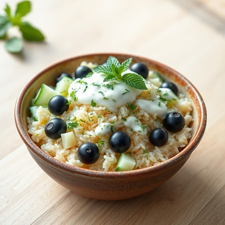Bowl de riz à la méditerranéenne et sauce au yaourt - Mr. Cook