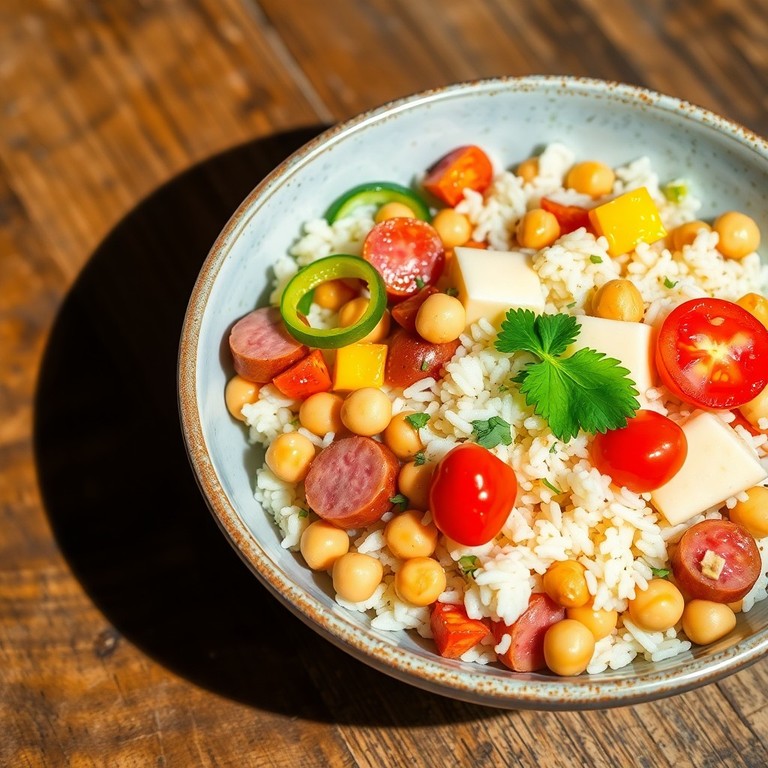 Bol de Riz aux Poissons, Pois Chiches et Légumes Croquants - Mr. Cook